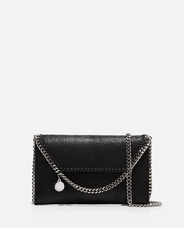 Stella McCartney Falabella Shoulder Wallet Bag - Black
