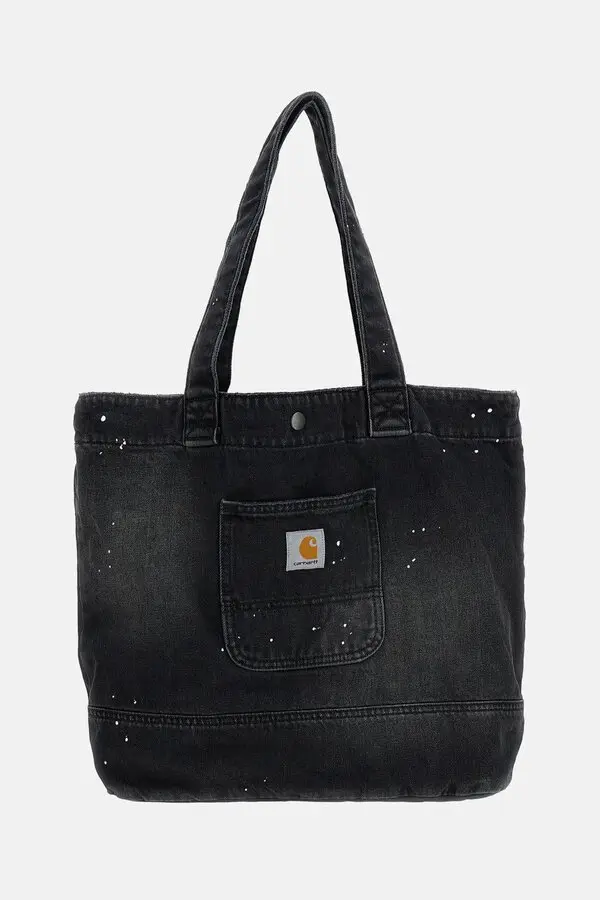 Carhartt Work In Progress Smith" Denim Tote Bag - Nero