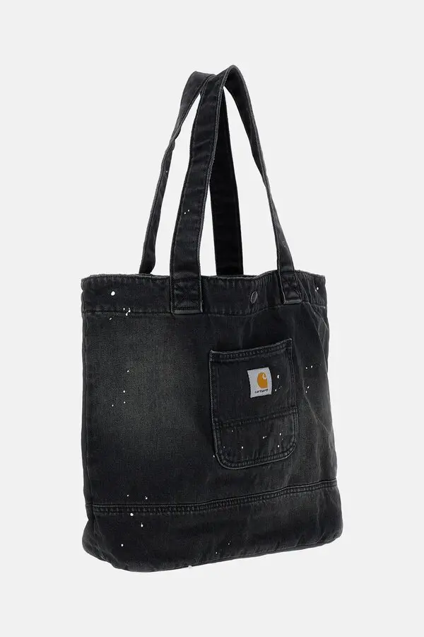 Carhartt Work In Progress Smith" Denim Tote Bag - Nero