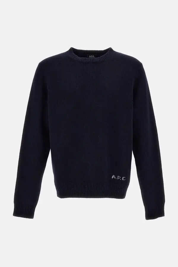 A.p.c. Edmond Crew-neck Sweater - Blu