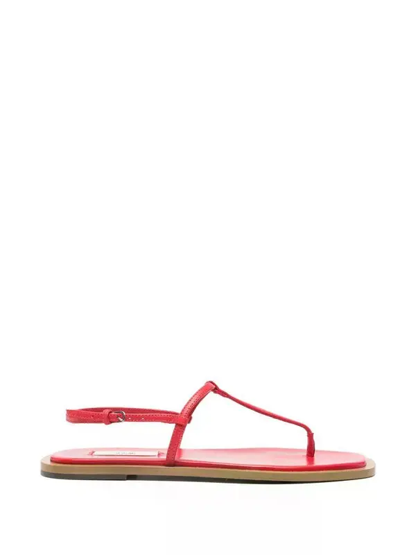TOTEME T-strap Sandals - Red