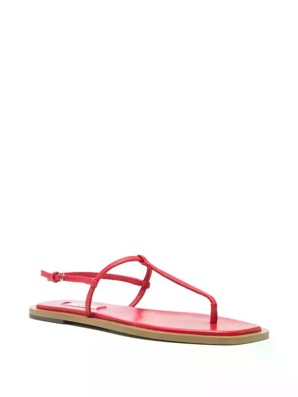 TOTEME T-strap Sandals - Red