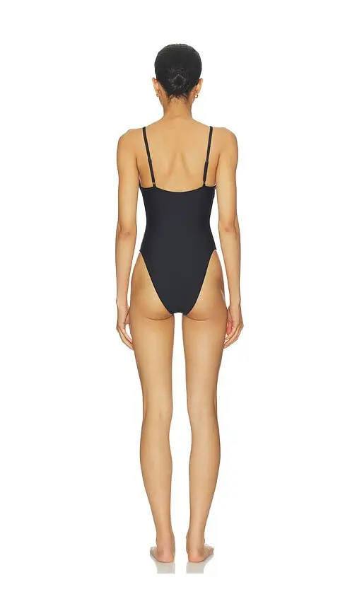 SKIMS Iconic Swim High Neck One Piece