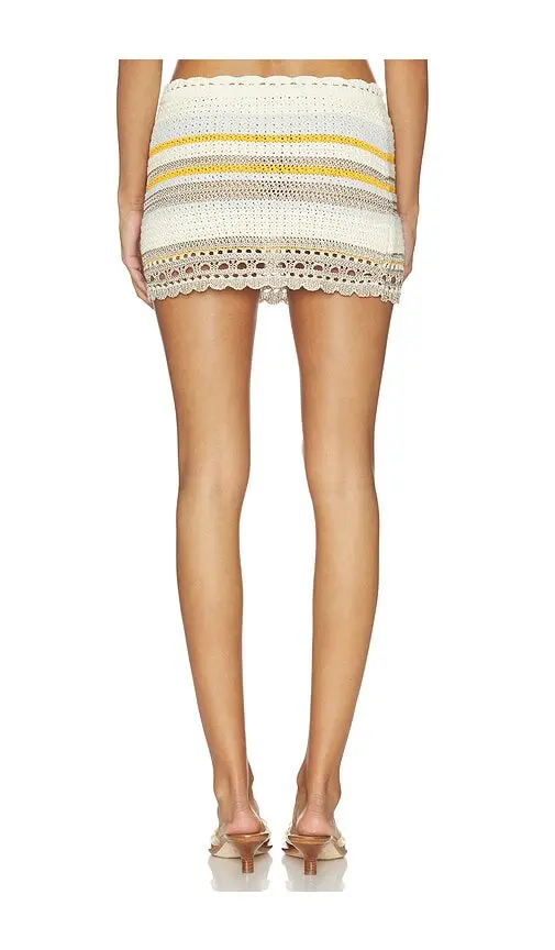 Tularosa Caila Lace-up Mini Skirt