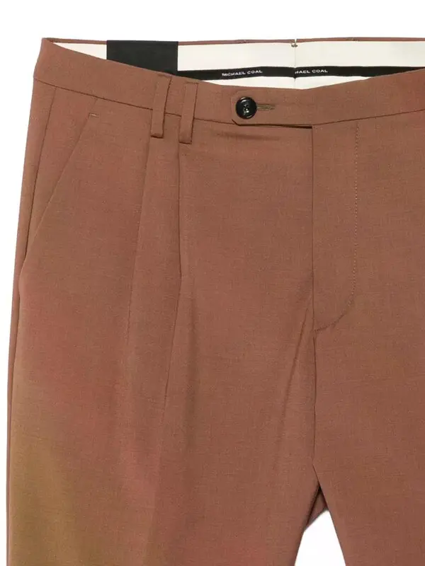 MICHAEL COAL Pleated Design Trousers