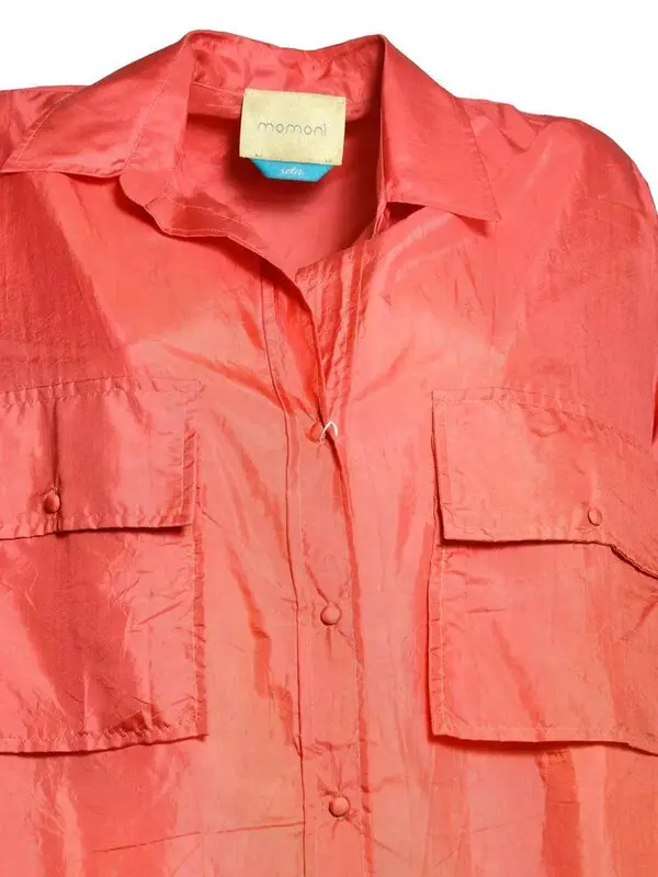 Momoni Patch-pocket Silk Shirt