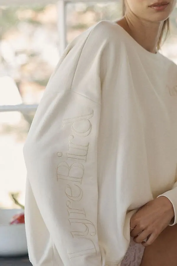 LYREBIRD Logo Boyfriend Sweatshirt
