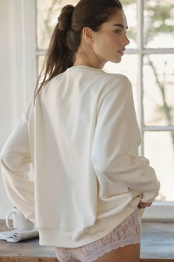 LYREBIRD Logo Boyfriend Sweatshirt