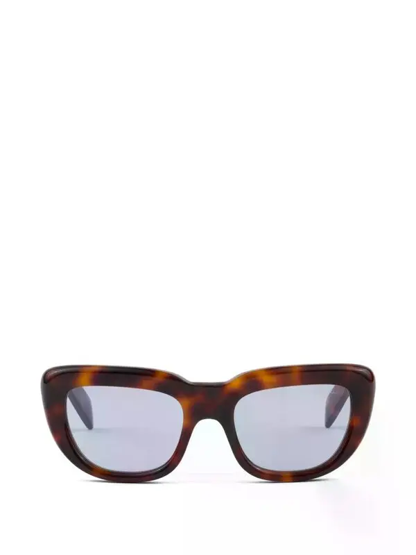 Prada Rectangular Acetate Sunglasses - Brown