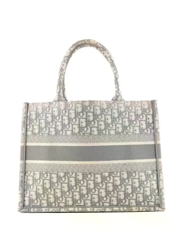 Dior Book Oblique Canvas Medium Tote Bag