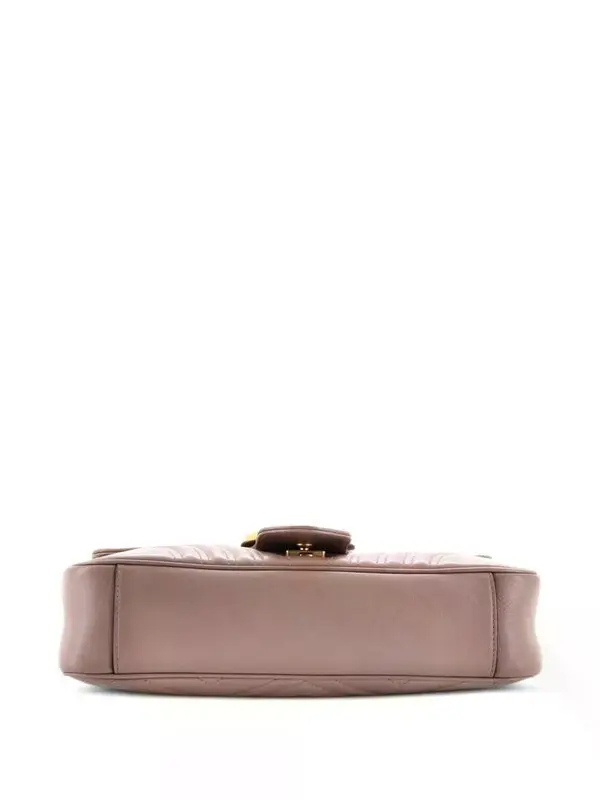 Gucci Gg Marmont Matelassé Leather Medium Shoulder Bag - Neutrals