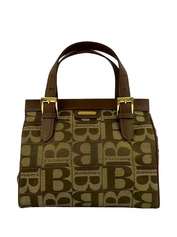 Burberry Monogram Canvas Handbag