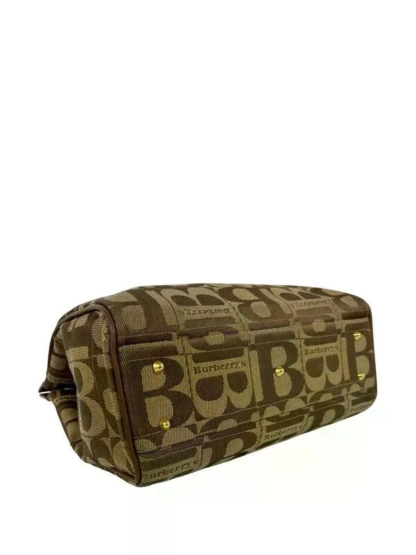 Burberry Monogram Canvas Handbag