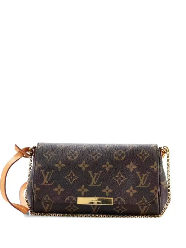 LOUIS VUITTON Monogram Canvas Pm Clutch Bag - Brown
