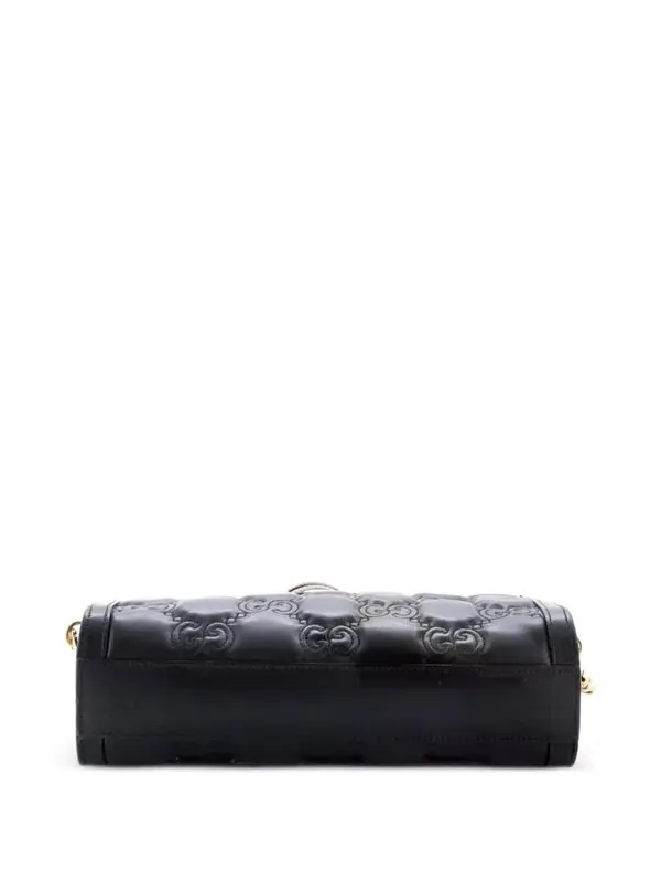 Gucci Matelassé Leather Small Shoulder Bag - Black