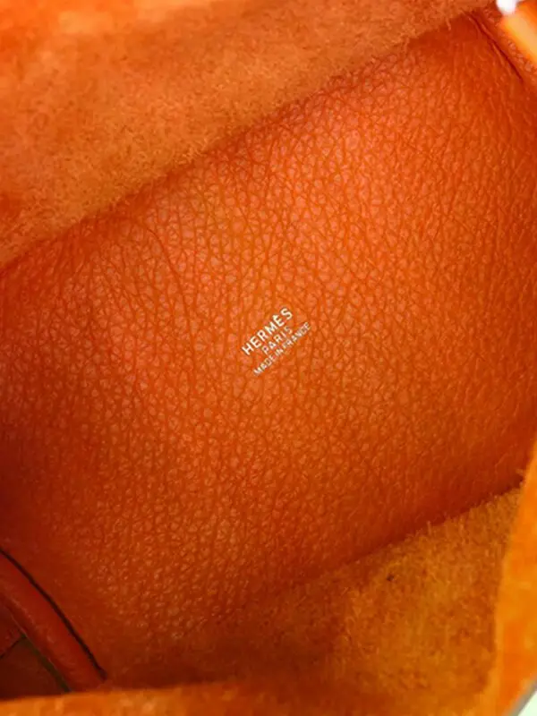 Hermès 2004 Clemence Picotin 18 Handbag - Orange