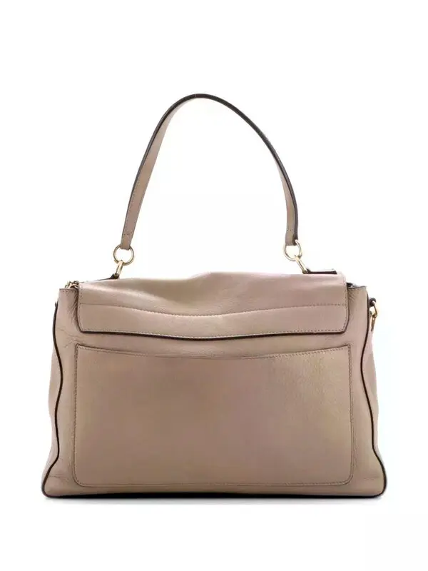 Chloé Faye Medium Satchel Bag - Grey