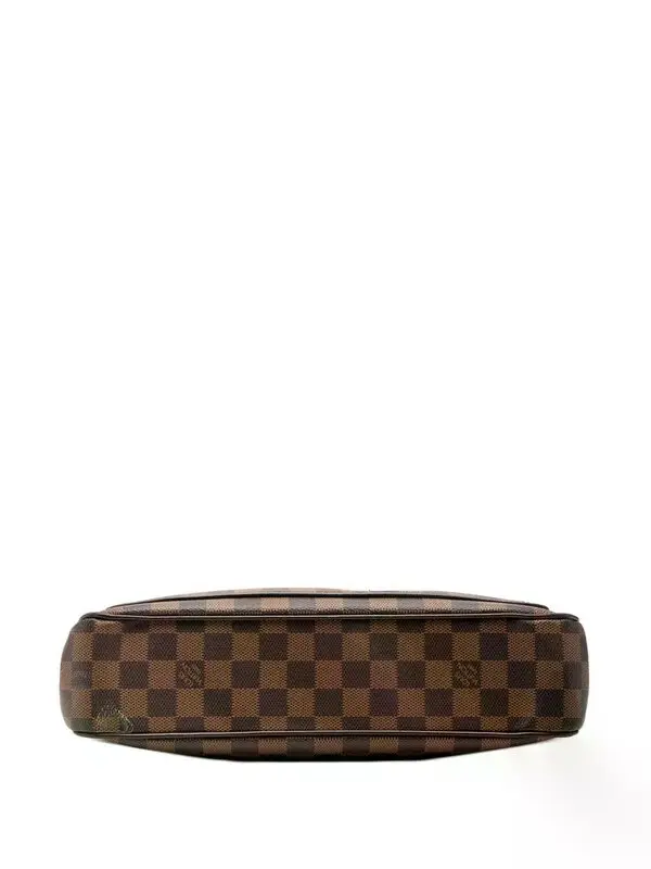 LOUIS VUITTON Damier Ebene Aubagne Shoulder Bag - Brown