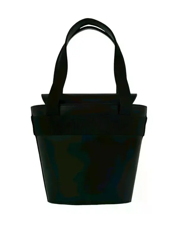 FERRAGAMO Vara Bow Top Handle Bucket Bag - Brown