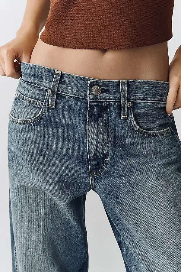 AMO Tatum Mid-rise Tapered Jeans