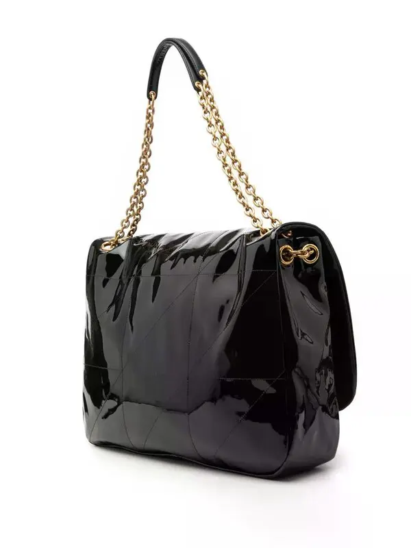 Saint Laurent Quilted Patent Jamie Shoulder Bag