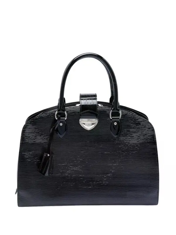 LOUIS VUITTON Electric Epi Pont Neuf Gm Handbag - Black