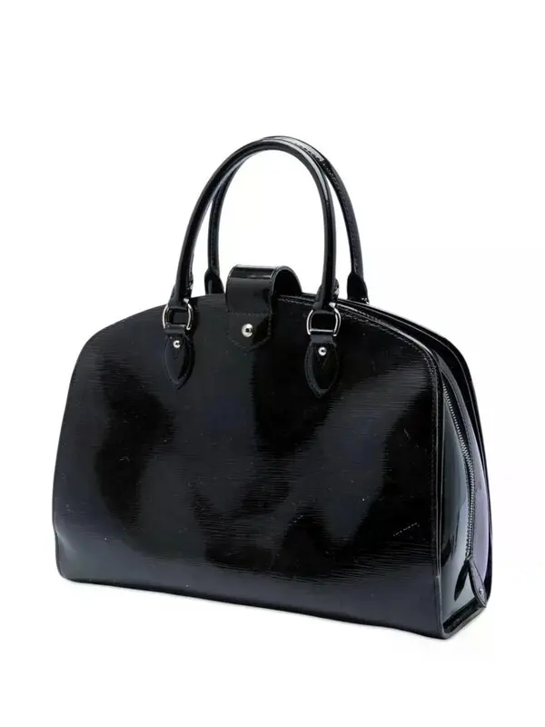 LOUIS VUITTON Electric Epi Pont Neuf Gm Handbag - Black