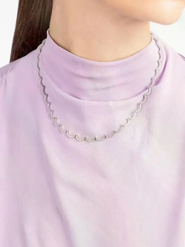 APM MONACO Waves Scalloped Necklace