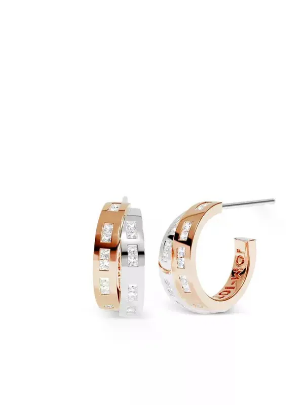 APM MONACO Morse Moi Earrings - Silver