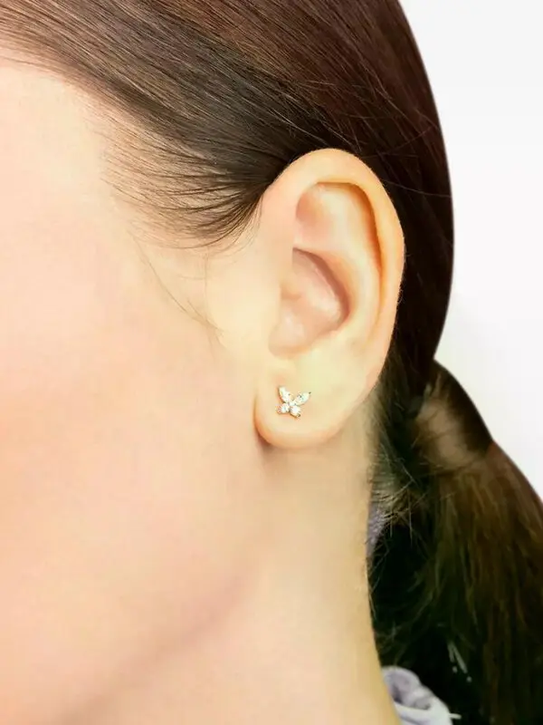 APM MONACO Butterfly Stud Earrings