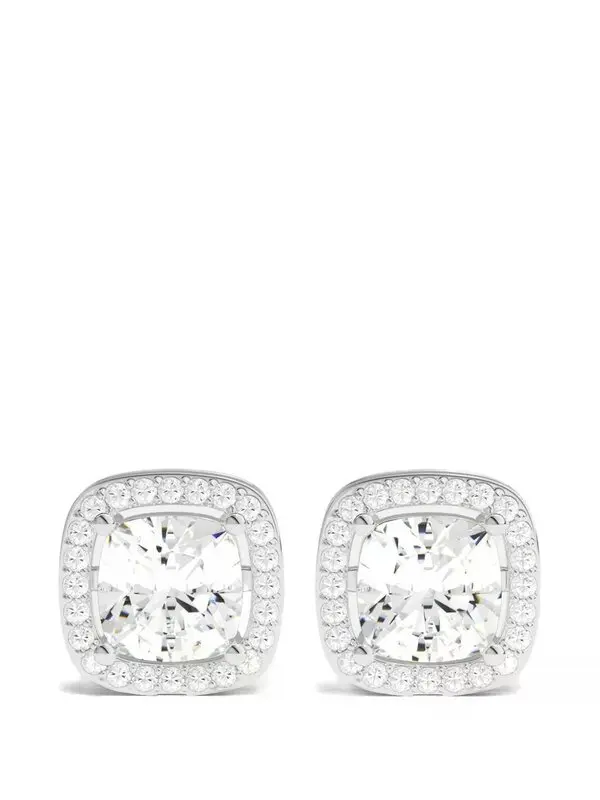 APM MONACO Lumière Crystal-embellished Earrings - Silver