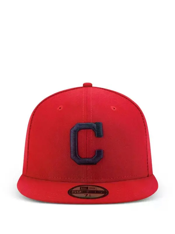 New Era 59fifty Embroidered Baseball Cap - Red