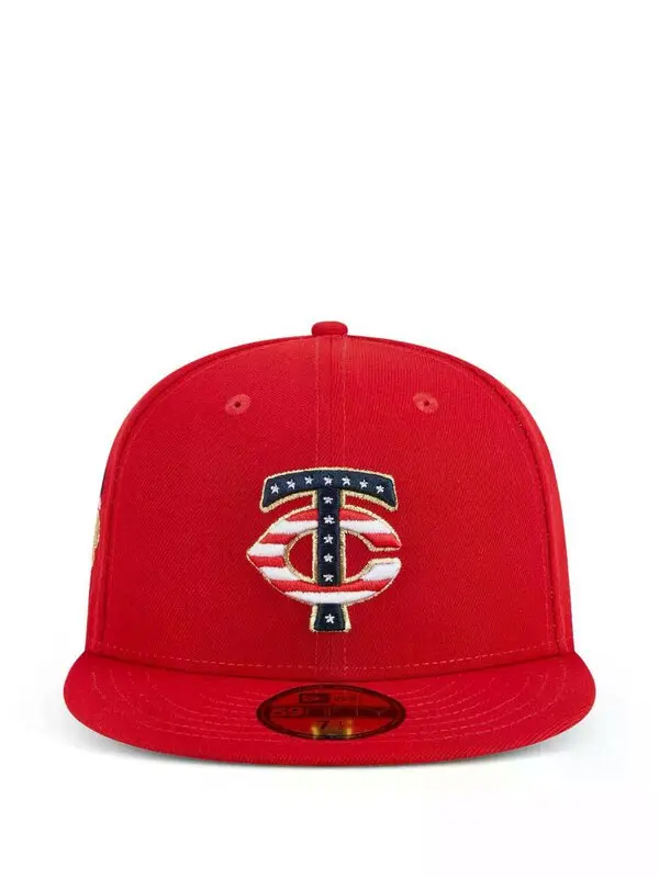 New Era Minnesota Twins 4th Of July Embroidered Baseball Cap - Red