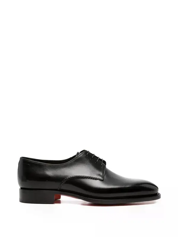 Santoni Leather Derby Shoes