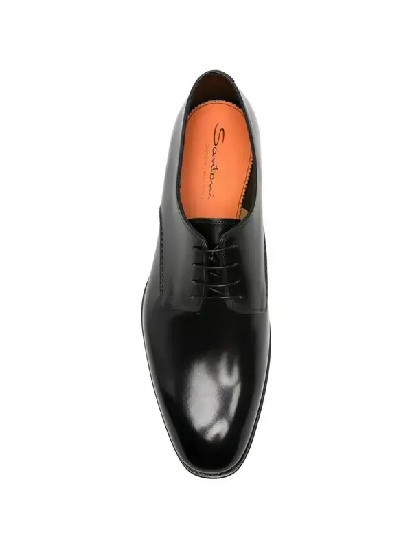 Santoni Leather Derby Shoes
