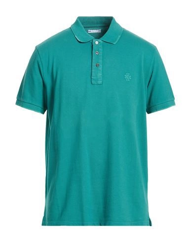 JACOB COHЁN Polo Shirt Size Cotton, Elastane - Green