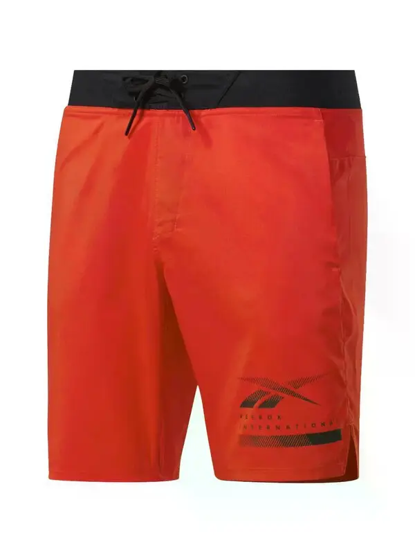 REEBOK Logo Print Track Shorts