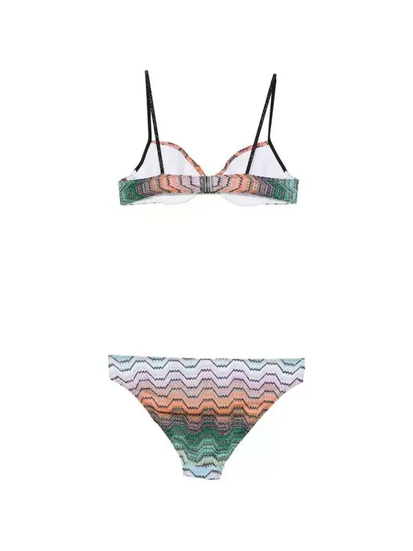 Missoni Zigzag-knit Bikini