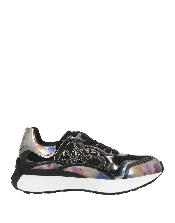 Alexander McQueen Leather And Textile Fiber Low-top Sneakers