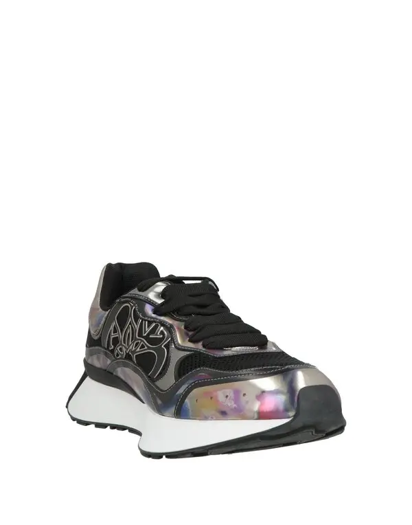 Alexander McQueen Leather And Textile Fiber Low-top Sneakers
