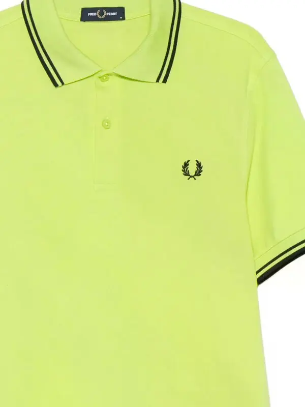 Fred Perry Twin Tipped Polo Shirt - Green