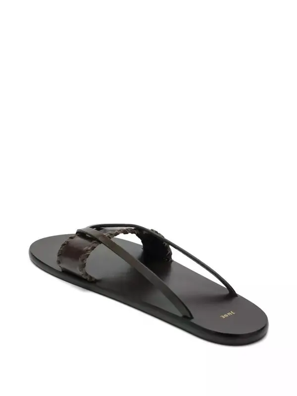 JUDE Helena Leather Flat Sandals