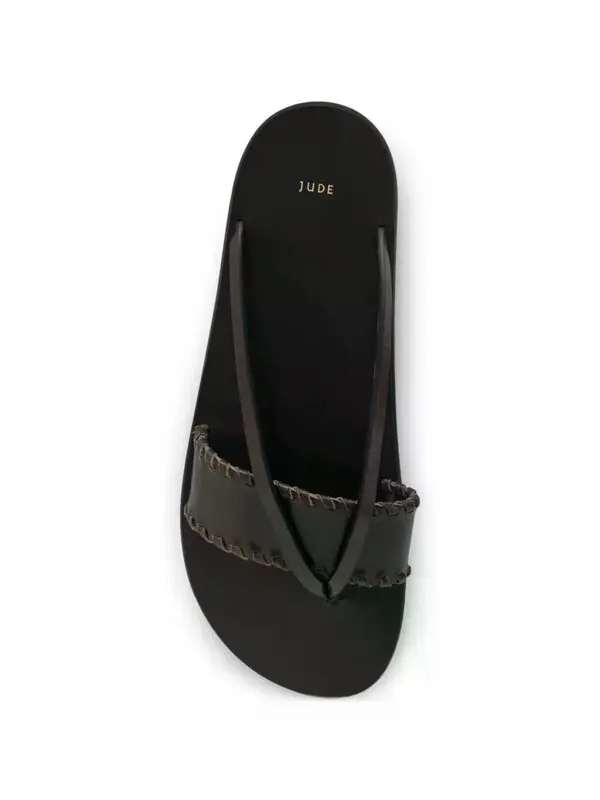JUDE Helena Leather Flat Sandals