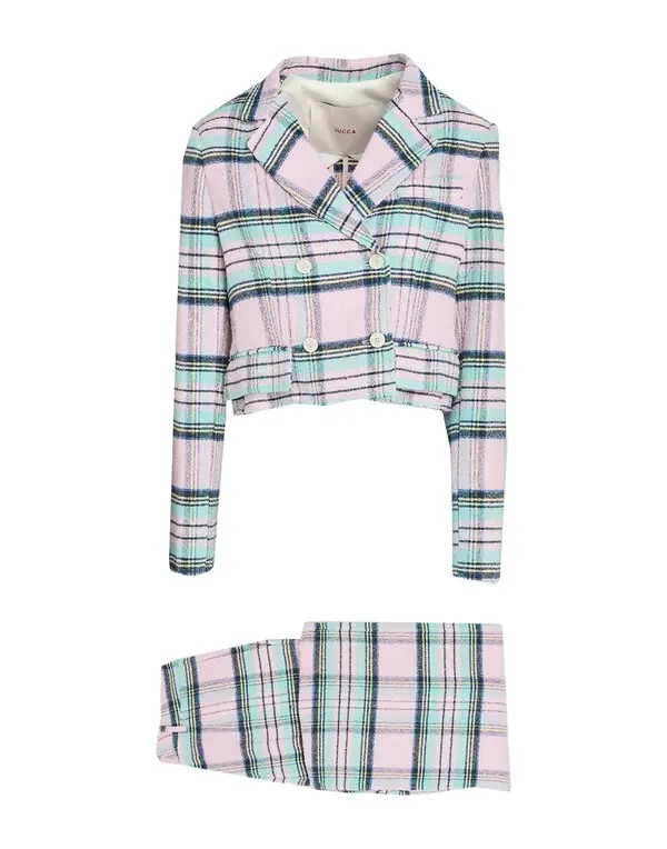 JUCCA Tweed Tartan Pattern Suit