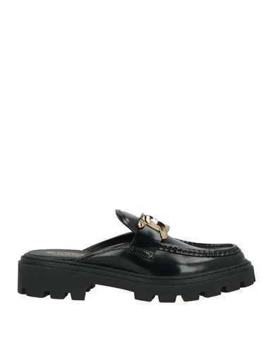 TOD'S Leather Mules With Embellished Detail