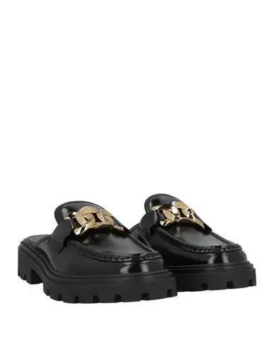 TOD'S Leather Mules With Embellished Detail