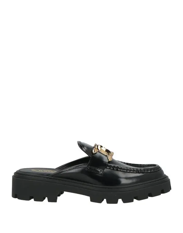 TOD'S Leather Mules With Embellished Detail