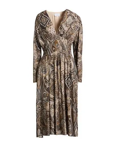 GAELLE PARIS Paisley Print Midi Dress