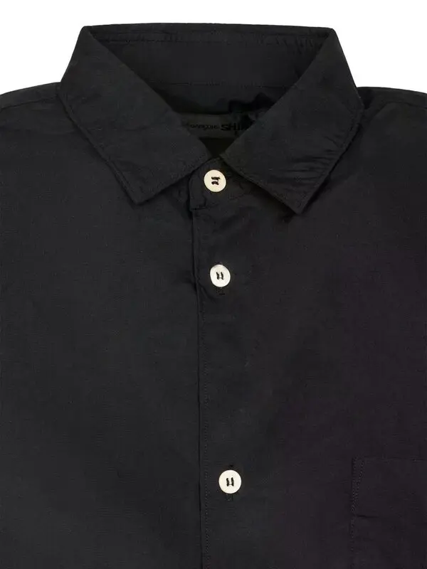 Comme Des Garçons Short-sleeve Chest-pocket Shirt