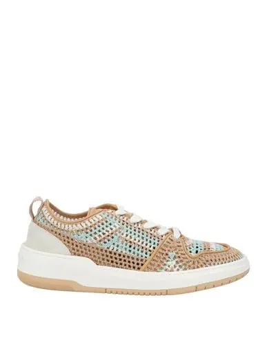 FERRAGAMO Textile Fibers And Leather Low-top Sneakers